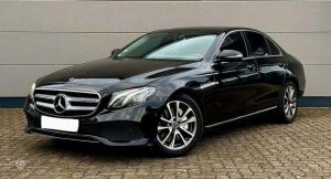 Black Mercedes-Benz E 220 2018 in Rietavas, with an engine capacity of 1.95 L and mileage of 177 thousand km for 22200 €, photo 5 on AUTOMOTO.COM.LV