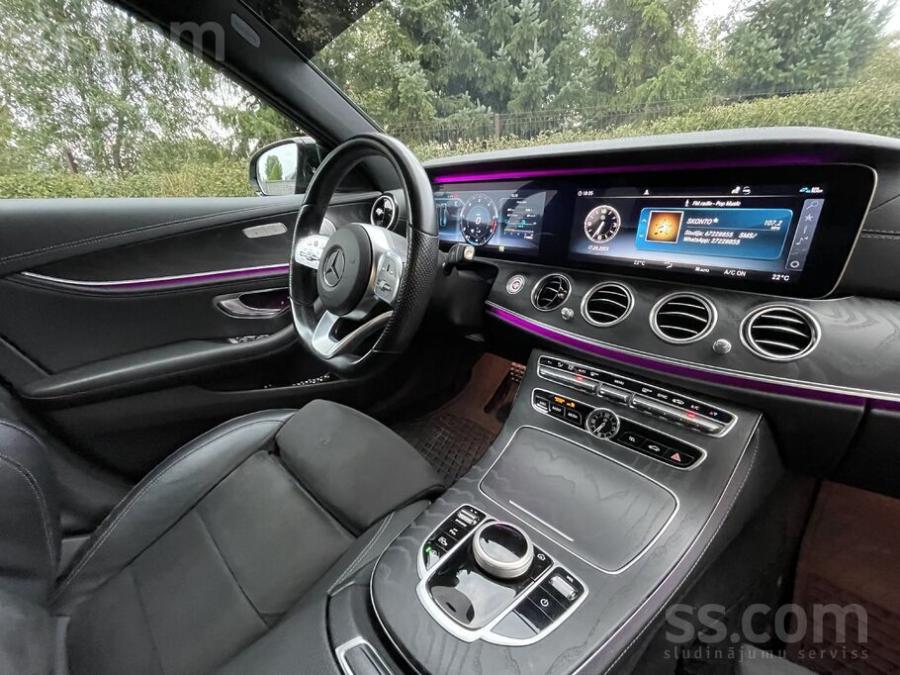 Черный Мерседес E 220 2020 в Рига, объемом двигателя 2.00 л и пробегом 105 тыс. км за 33000 €, фото 7 на AUTOMOTO.COM.LV