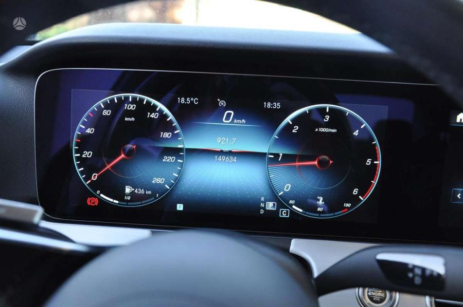 Черный Мерседес E 220 2021 в Вильнюс, объемом двигателя 1.95 л и пробегом 150 тыс. км за 28500 €, фото 15 на AUTOMOTO.COM.LV