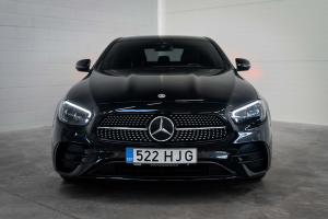 Black Mercedes-Benz E 220 2022 in Tallinn, with an engine capacity of 2.00 L and mileage of 114 thousand km for 27990 €, photo 6 on AUTOMOTO.COM.LV