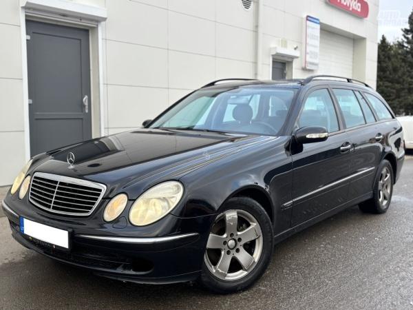 Black Mercedes-Benz E 220 2004 in Vilnius, with an engine capacity of 2.10 L and mileage of 380 thousand km for 1500 €, photo 5 on AUTOMOTO.COM.LV