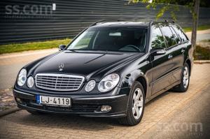 Black Mercedes-Benz E 220 2004 in Riga, with an engine capacity of 2.20 L and mileage of 342 thousand km for 2490 €, photo  on AUTOMOTO.COM.LV