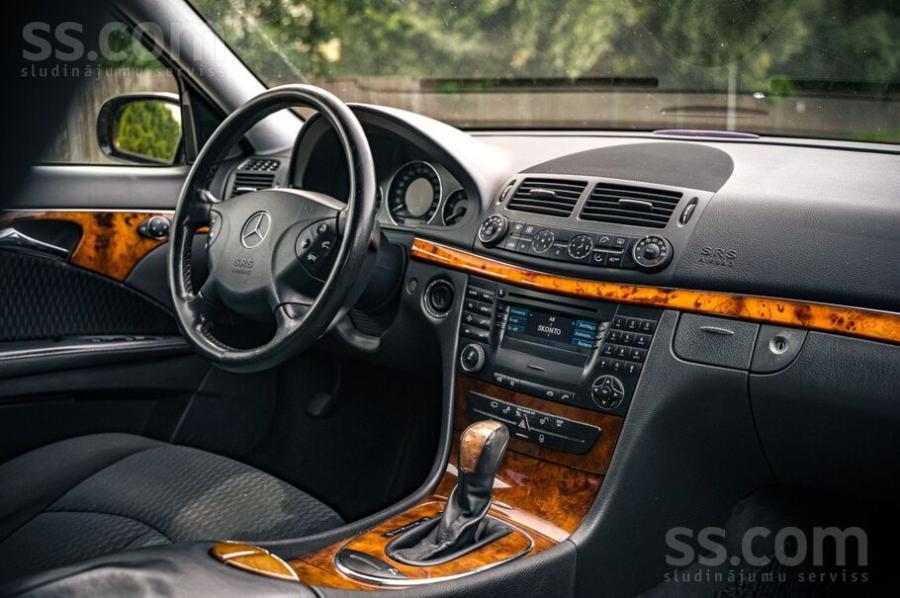 Черный Мерседес E 220 2004 в Рига, объемом двигателя 2.20 л и пробегом 342 тыс. км за 2490 €, фото 8 на AUTOMOTO.COM.LV