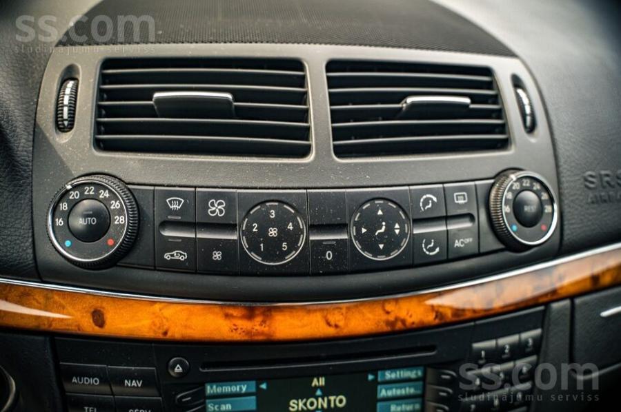 Черный Мерседес E 220 2004 в Рига, объемом двигателя 2.20 л и пробегом 342 тыс. км за 2490 €, фото 21 на AUTOMOTO.COM.LV