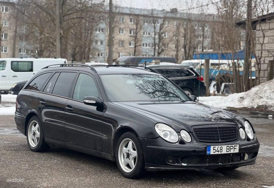 Черный Мерседес E 220 2005 в Нарва, объемом двигателя 2.20 л и пробегом 323 тыс. км за 1390 €, фото 13 на AUTOMOTO.COM.LV