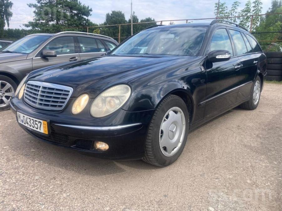 Черный Мерседес E 220 2006 в Рига, объемом двигателя 2.20 л и пробегом 363 тыс. км за 1800 €, фото 1 на AUTOMOTO.COM.LV