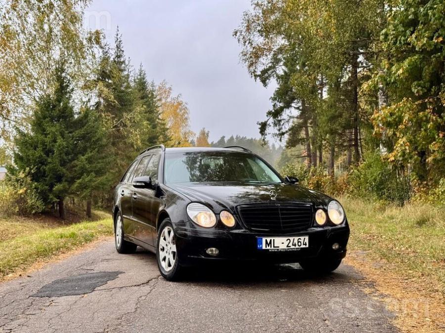 Черный Мерседес E 220 2006 в Елгава, объемом двигателя 2.20 л и пробегом 472 тыс. км за 3550 €, фото 3 на AUTOMOTO.COM.LV