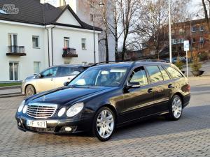 Black Mercedes-Benz E 220 2007 in Telschi, with an engine capacity of 2.10 L and mileage of 298 thousand km for 3950 €, photo  on AUTOMOTO.COM.LV