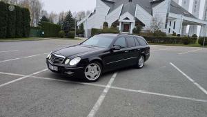 Melns Mercedes-Benz E 220 2007 Viļņa, ar dzinēja tilpumu 2.15 L un nobraukumu 326 tūkst. km par 3800 €, foto  vietnē AUTOMOTO.COM.LV