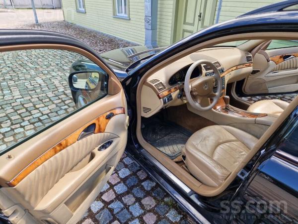 Black Mercedes-Benz E 220 2007 in Jekabpils, with an engine capacity of 2.20 L and mileage of 344 thousand km for 2800 €, photo 6 on AUTOMOTO.COM.LV