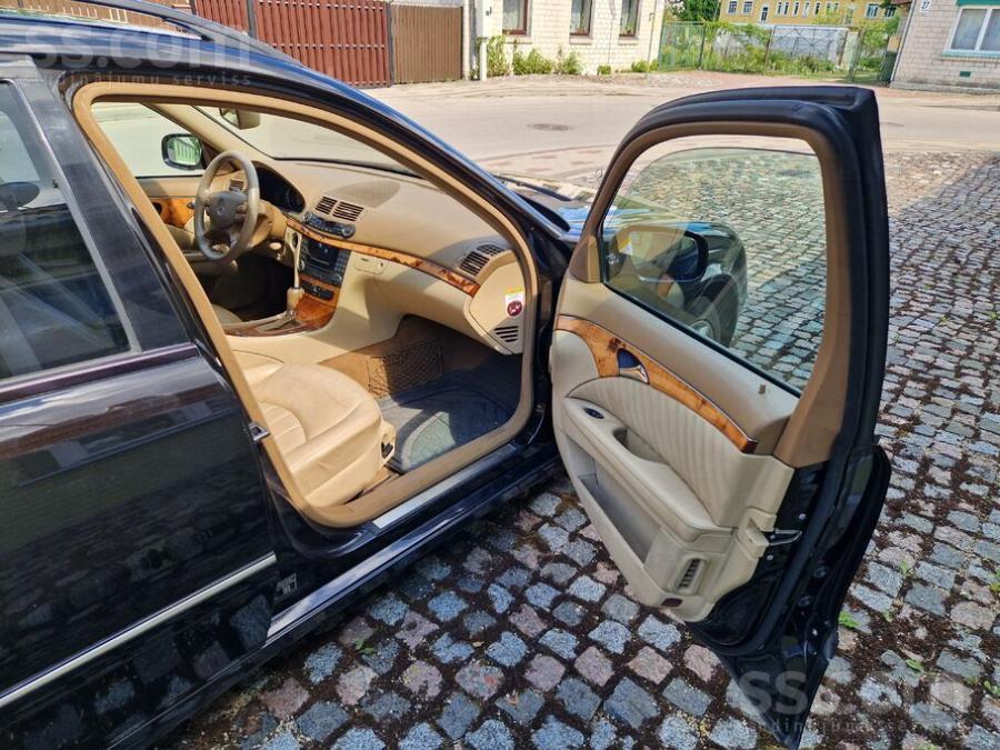 Черный Мерседес E 220 2007 в Екабпилс, объемом двигателя 2.20 л и пробегом 344 тыс. км за 2800 €, фото 8 на AUTOMOTO.COM.LV