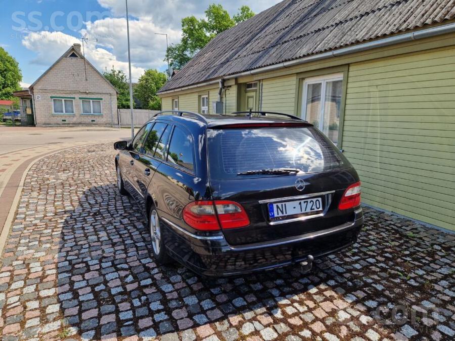Melns Mercedes-Benz E 220 2007 Jēkabpils, ar dzinēja tilpumu 2.20 L un nobraukumu 344 tūkst. km par 3100 €, foto 3 vietnē AUTOMOTO.COM.LV