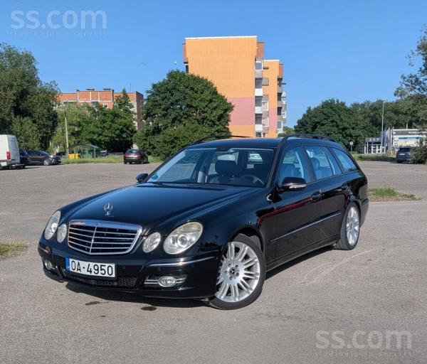 Melns Mercedes-Benz E 220 2007 Liepāja, ar dzinēja tilpumu 2.20 L un nobraukumu 287 tūkst. km par 4995 €, foto 1 vietnē AUTOMOTO.COM.LV