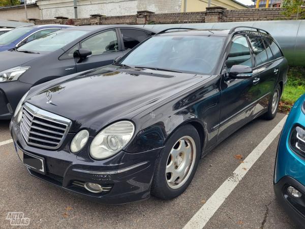 Black Mercedes-Benz E 220 2007 in Vilnius, with an engine capacity of 2.20 L and mileage of 355 thousand km for 1990 €, photo 1 on AUTOMOTO.COM.LV