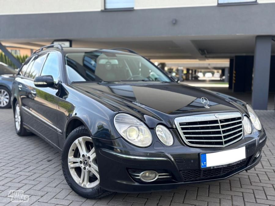 Melns Mercedes-Benz E 220 2008 Kauņa, ar dzinēja tilpumu 2.10 L un nobraukumu 500 tūkst. km par 1850 €, foto 1 vietnē AUTOMOTO.COM.LV