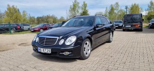 Черный Мерседес E 220 2008 в Валмиера, объемом двигателя 2.20 л и пробегом 479 тыс. км за 1500 €, фото 6 на AUTOMOTO.COM.LV