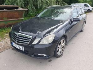 Черный Мерседес E 220 2010 в Каунас, объемом двигателя 2.20 л и пробегом 450 тыс. км за 2100 €, фото  на AUTOMOTO.COM.LV