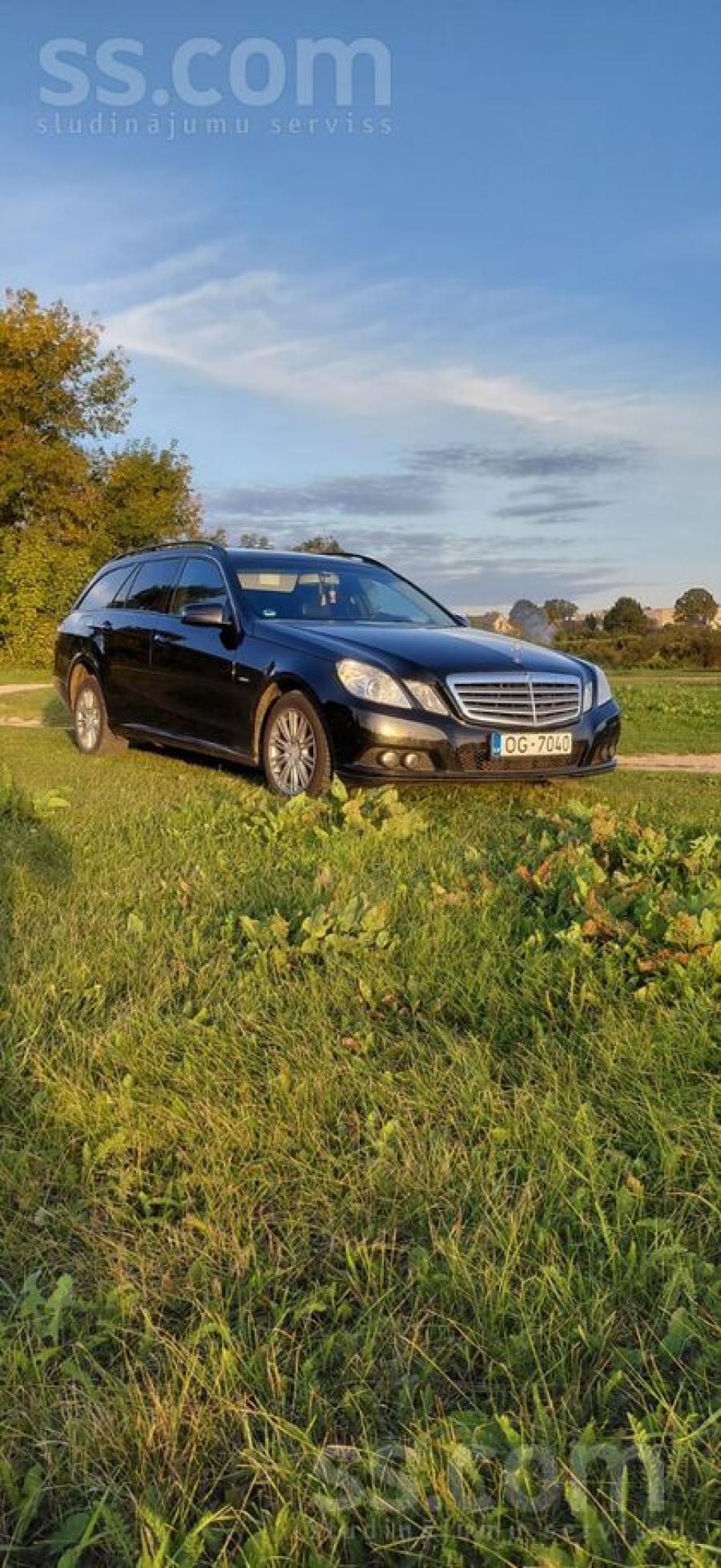Черный Мерседес E 220 2010 в Прейли, объемом двигателя 2.20 л и пробегом 334 тыс. км за 6200 €, фото 1 на AUTOMOTO.COM.LV