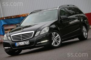 Melns Mercedes-Benz E 220 2011 Rīga, ar dzinēja tilpumu 2.20 L un nobraukumu 241 tūkst. km par 6290 €, foto  vietnē AUTOMOTO.COM.LV