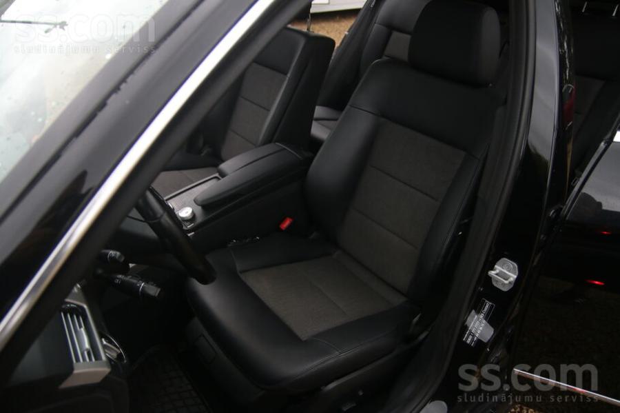 Black Mercedes-Benz E 220 2011 in Riga, with an engine capacity of 2.20 L and mileage of 241 thousand km for 6290 €, photo 10 on AUTOMOTO.COM.LV