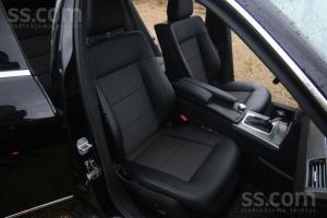 Black Mercedes-Benz E 220 2011 in Riga, with an engine capacity of 2.20 L and mileage of 241 thousand km for 6290 €, photo 16 on AUTOMOTO.COM.LV