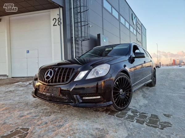 Black Mercedes-Benz E 220 2012 in Vilnius, with an engine capacity of 2.20 L and mileage of 240 thousand km for 6999 €, photo 1 on AUTOMOTO.COM.LV