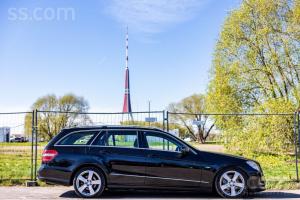 Black Mercedes-Benz E 220 2012 in Riga, with an engine capacity of 2.20 L and mileage of 299 thousand km for 9990 €, photo 6 on AUTOMOTO.COM.LV