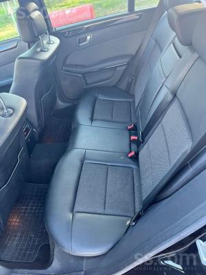 Black Mercedes-Benz E 220 2012 in Riga, with an engine capacity of 2.20 L and mileage of 213 thousand km for 6150 €, photo 9 on AUTOMOTO.COM.LV