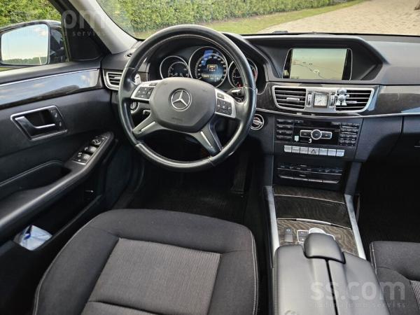Black Mercedes-Benz E 220 2014 in Ogre, with an engine capacity of 2.20 L and mileage of 311 thousand km for 8150 €, photo 10 on AUTOMOTO.COM.LV