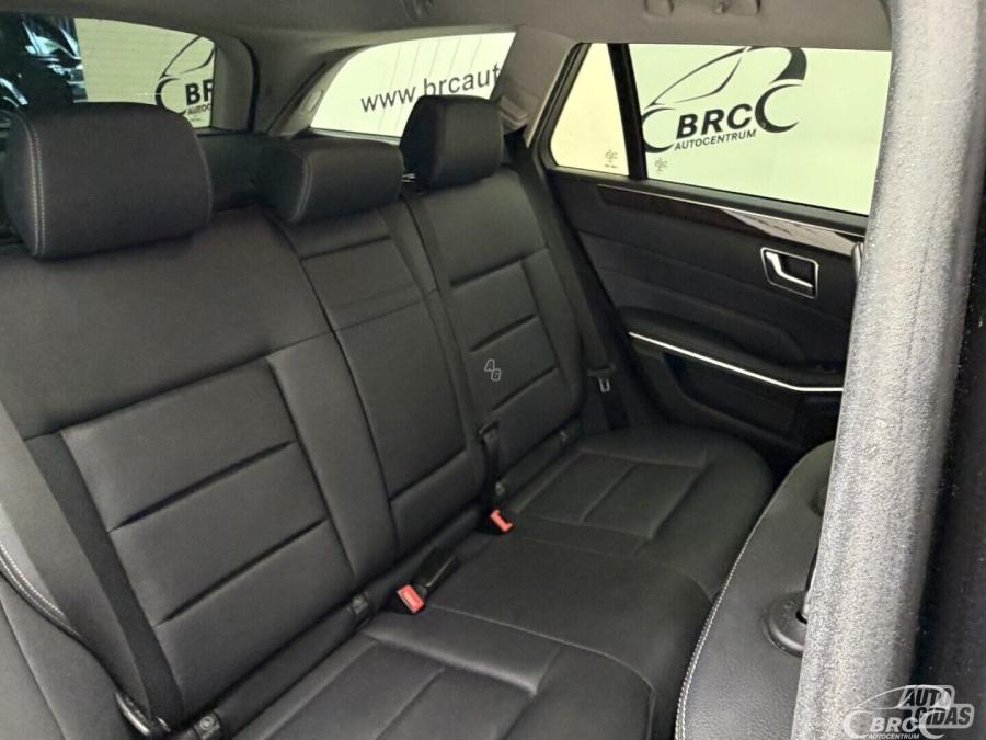 Черный Мерседес E 220 2014 в Авиженяй, объемом двигателя 2.20 л и пробегом 208 тыс. км за 11800 €, фото 13 на AUTOMOTO.COM.LV