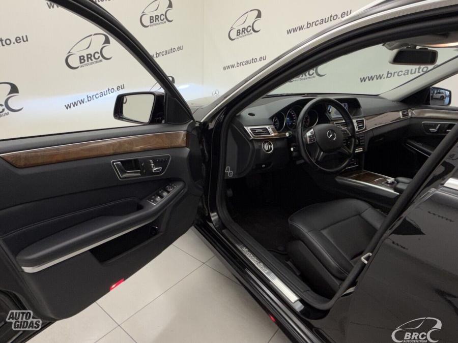Черный Мерседес E 220 2014 в Авиженяй, объемом двигателя 2.20 л и пробегом 208 тыс. км за 11800 €, фото 22 на AUTOMOTO.COM.LV