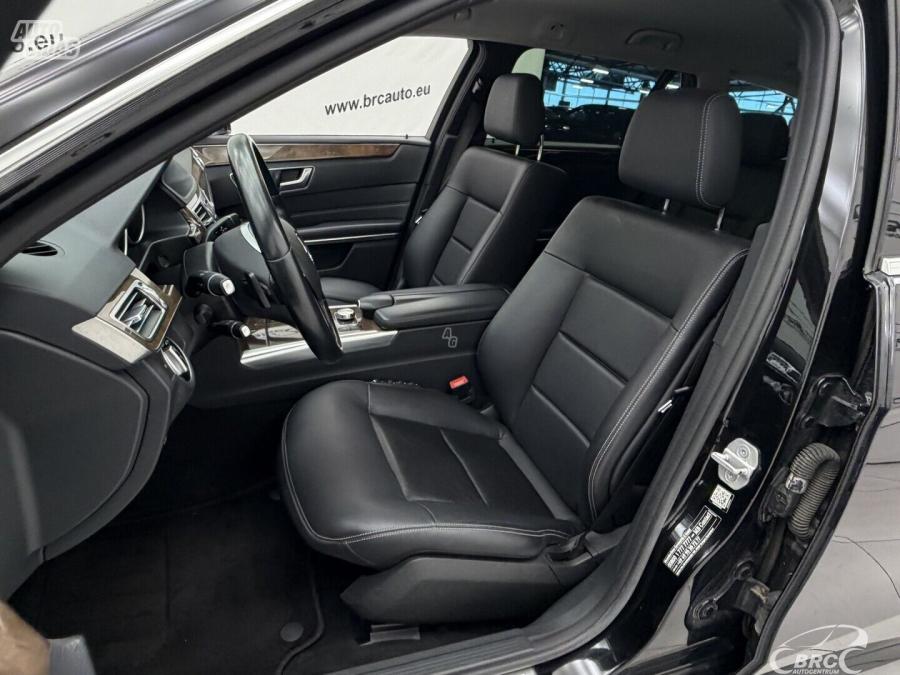 Черный Мерседес E 220 2014 в Авиженяй, объемом двигателя 2.20 л и пробегом 208 тыс. км за 11800 €, фото 26 на AUTOMOTO.COM.LV