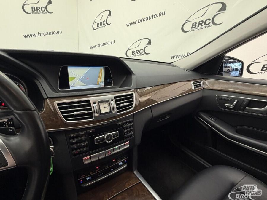 Черный Мерседес E 220 2014 в Авиженяй, объемом двигателя 2.20 л и пробегом 208 тыс. км за 11800 €, фото 29 на AUTOMOTO.COM.LV