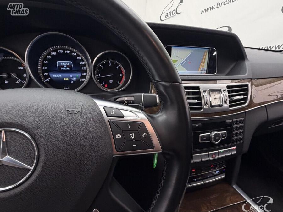 Черный Мерседес E 220 2014 в Авиженяй, объемом двигателя 2.20 л и пробегом 208 тыс. км за 11800 €, фото 31 на AUTOMOTO.COM.LV