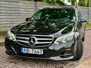 Black Mercedes-Benz E 220 2015 in Riga, with an engine capacity of 2.20 L and mileage of 0 thousand km for 7450 €, photo 3 on AUTOMOTO.COM.LV