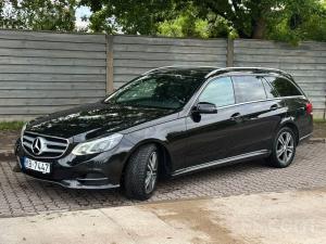 Black Mercedes-Benz E 220 2015 in Riga, with an engine capacity of 2.20 L and mileage of 0 thousand km for 7450 €, photo 4 on AUTOMOTO.COM.LV