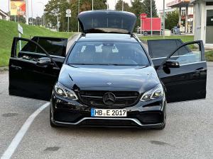 Black Mercedes-Benz E 220 2015 in Jonava, with an engine capacity of 2.20 L and mileage of 299 thousand km for 9850 €, photo 24 on AUTOMOTO.COM.LV