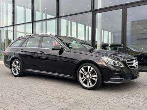 Black Mercedes-Benz E 220 2015 in Riga, with an engine capacity of 2.20 L and mileage of 306 thousand km for 9688 €, photo 4 on AUTOMOTO.COM.LV