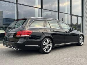 Black Mercedes-Benz E 220 2015 in Riga, with an engine capacity of 2.20 L and mileage of 306 thousand km for 9688 €, photo 6 on AUTOMOTO.COM.LV