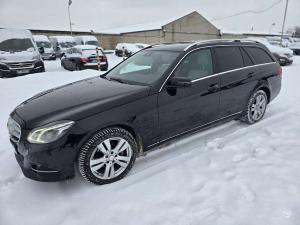 Black Mercedes-Benz E 220 2016 in Taurage, with an engine capacity of 2.14 L and mileage of 390 thousand km for 7550 €, photo  on AUTOMOTO.COM.LV