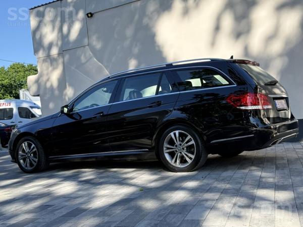 Black Mercedes-Benz E 220 2016 in Riga, with an engine capacity of 2.20 L and mileage of 369 thousand km for 9200 €, photo 6 on AUTOMOTO.COM.LV