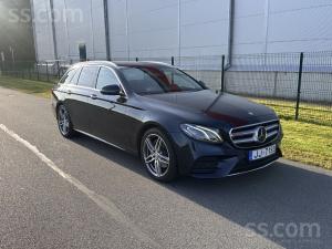 Black Mercedes-Benz E 220 2016 in Riga, with an engine capacity of 2.00 L and mileage of 207 thousand km for 14750 €, photo 1 on AUTOMOTO.COM.LV
