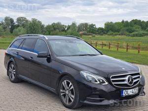 Black Mercedes-Benz E 220 2016 in Valmiera, with an engine capacity of 2.10 L and mileage of 264 thousand km for 11700 €, photo 4 on AUTOMOTO.COM.LV
