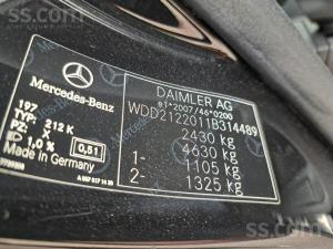 Black Mercedes-Benz E 220 2016 in Valmiera, with an engine capacity of 2.10 L and mileage of 264 thousand km for 11700 €, photo 35 on AUTOMOTO.COM.LV