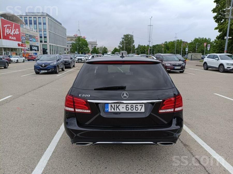 Черный Мерседес E 220 2016 в Рига, объемом двигателя 2.20 л и пробегом 525 тыс. км за 9000 €, фото 7 на AUTOMOTO.COM.LV