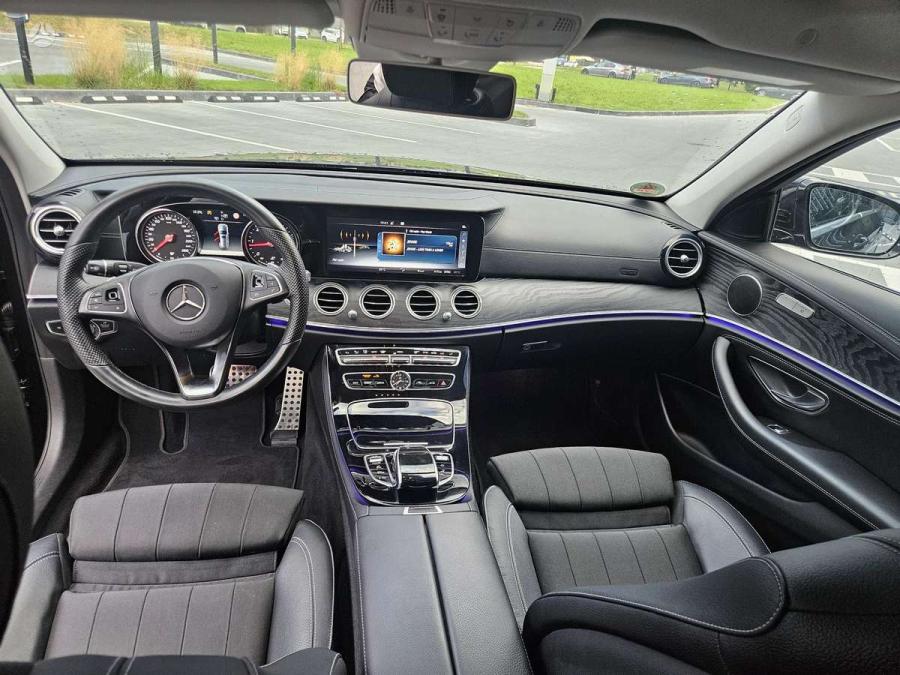 Black Mercedes-Benz E 220 2016 in Kaunas, with an engine capacity of 1.95 L and mileage of 111 thousand km for 17500 €, photo 14 on AUTOMOTO.COM.LV