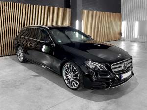 Melns Mercedes-Benz E 220 2017 Kauņa, ar dzinēja tilpumu 1.95 L un nobraukumu 191 tūkst. km par 21700 €, foto  vietnē AUTOMOTO.COM.LV