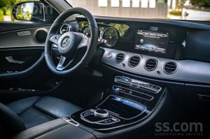 Black Mercedes-Benz E 220 2017 in Riga, with an engine capacity of 2.00 L and mileage of 0 thousand km for 8990 €, photo 8 on AUTOMOTO.COM.LV
