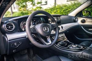Black Mercedes-Benz E 220 2017 in Riga, with an engine capacity of 2.00 L and mileage of 0 thousand km for 8990 €, photo 10 on AUTOMOTO.COM.LV