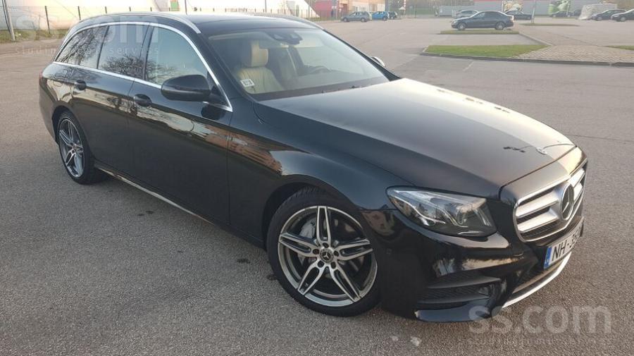Black Mercedes-Benz E 220 2018 in Jurmala, with an engine capacity of 2.00 L and mileage of 0 thousand km for 15900 €, photo 2 on AUTOMOTO.COM.LV